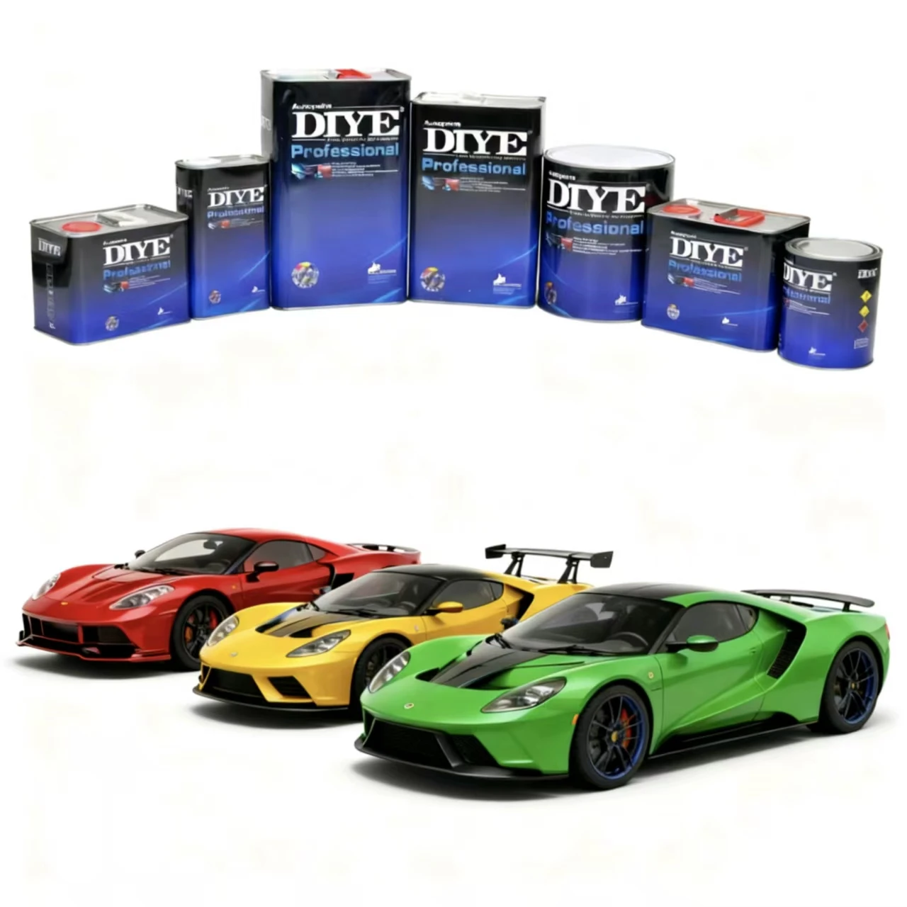 C180 1K Deep Red Metallic Acrylic Environment-Friendly High Gloss ...