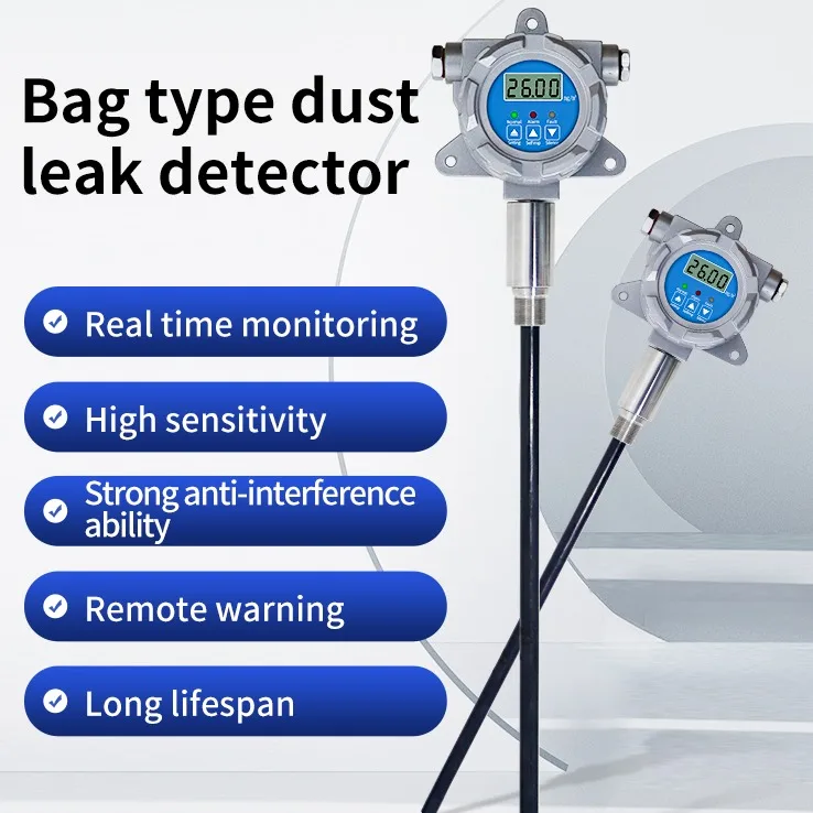 High Temperature Models Bag Dust Leak Detector Flue Dust Concentration ...
