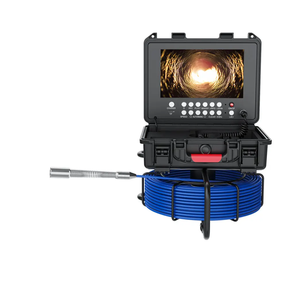 9in Wireless WiFi Sewer Drain Camera Inspection - 1080P, Night Vision, OEM