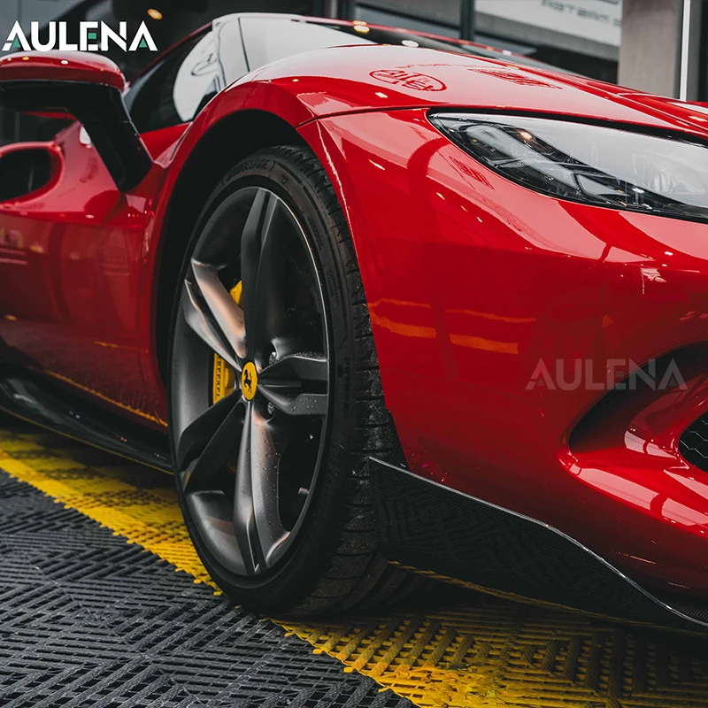Aulena Oem Design Dry Carbon Rear Bumper Diffuser Front Lip Splitter ...