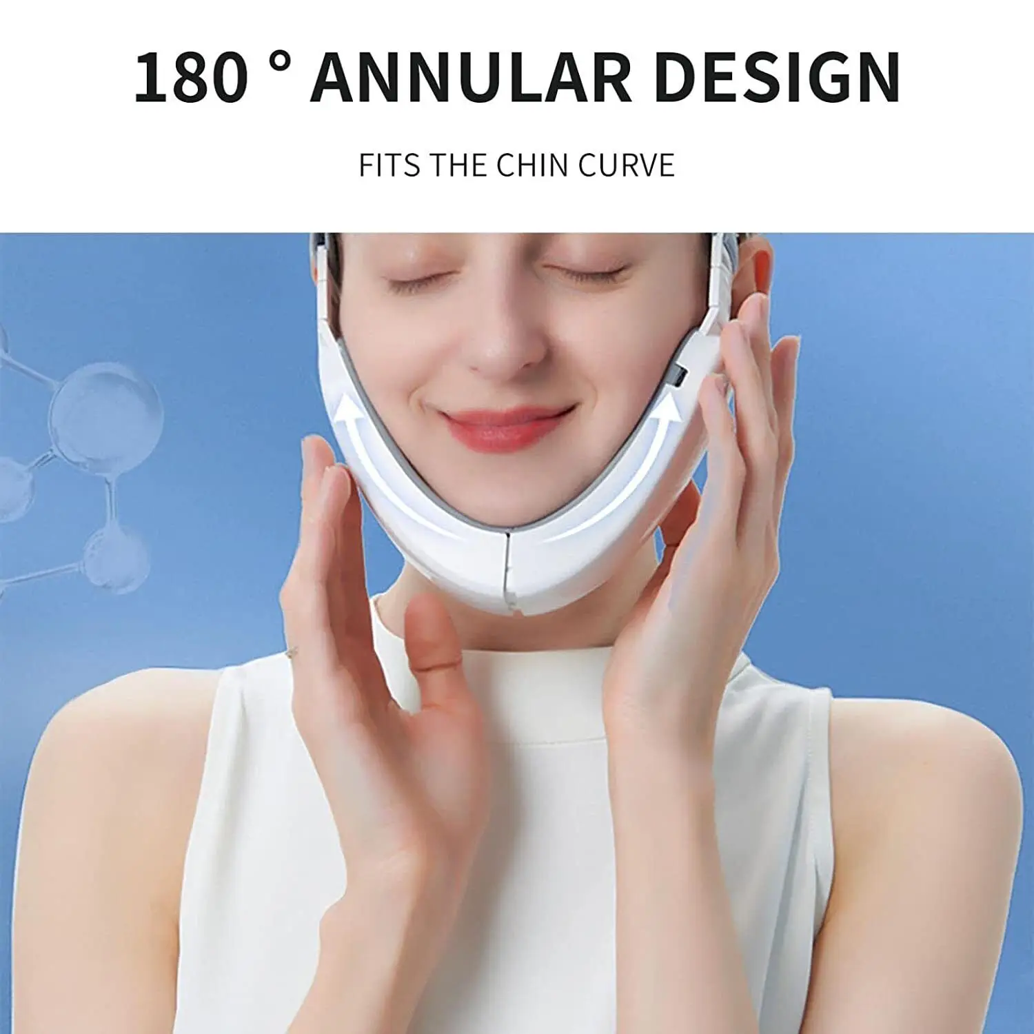 Portable Beauty Skin Firming V Face Face Lifting Double Chin Massager ...