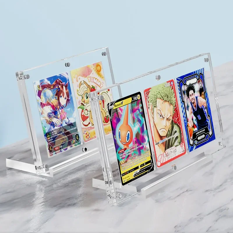 Acrylic Magnetic Pokemon Card Display Stand - Durable & Clear