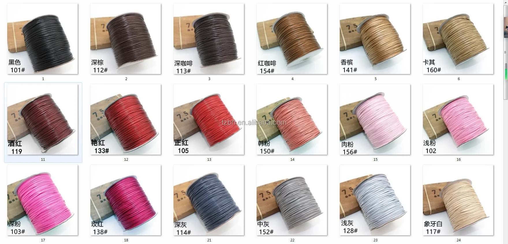 1 Mm And 1.5 Mm Black Cotton Waxed Cord Wax String Cords Waxed Jewelry ...