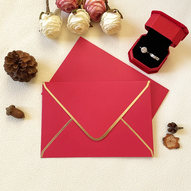 High Quality Fancy Luxury Black Envelopes Mini Cards Luxury Card and ...