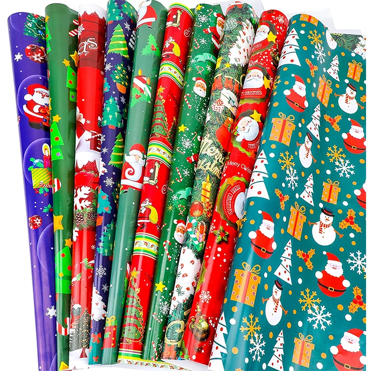Wholesale Christmas Custom Printed Wrapping Paper