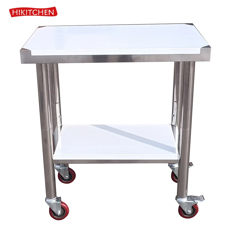 Commercial Stainless Steel Kitchen Work Table Kitchen Workbench Prep ...