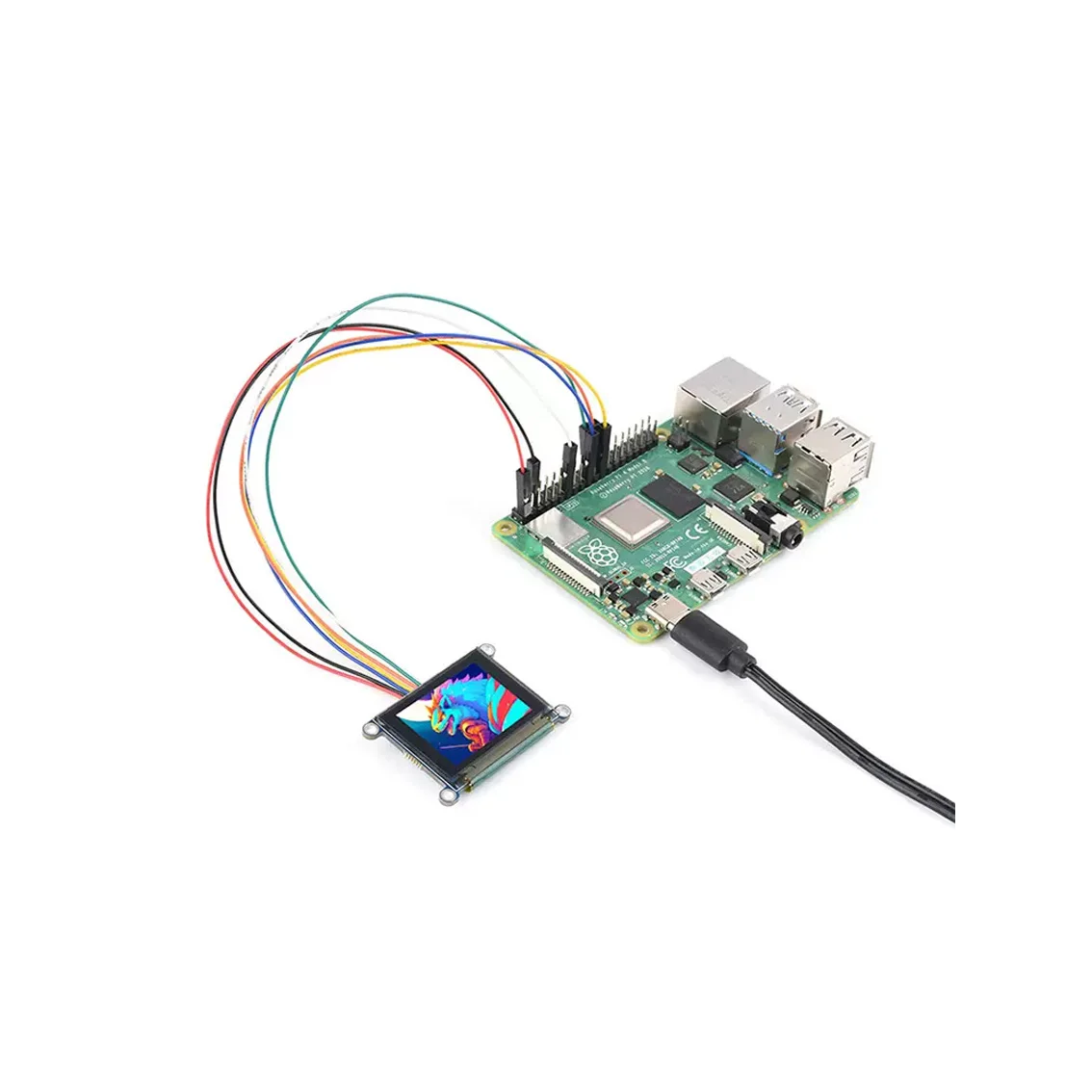Raspberry Pi/STM32 1.27-inch RGB OLED Display Module SSD1351 Chip SPI electronics components ...