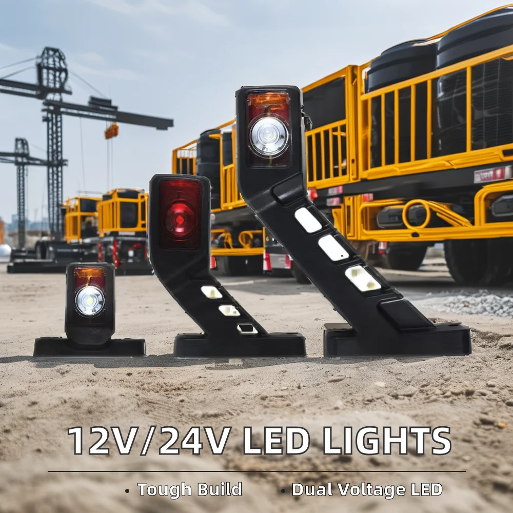 TCYATO Truck Side Lights - Durable LED Rubber Waist Lights