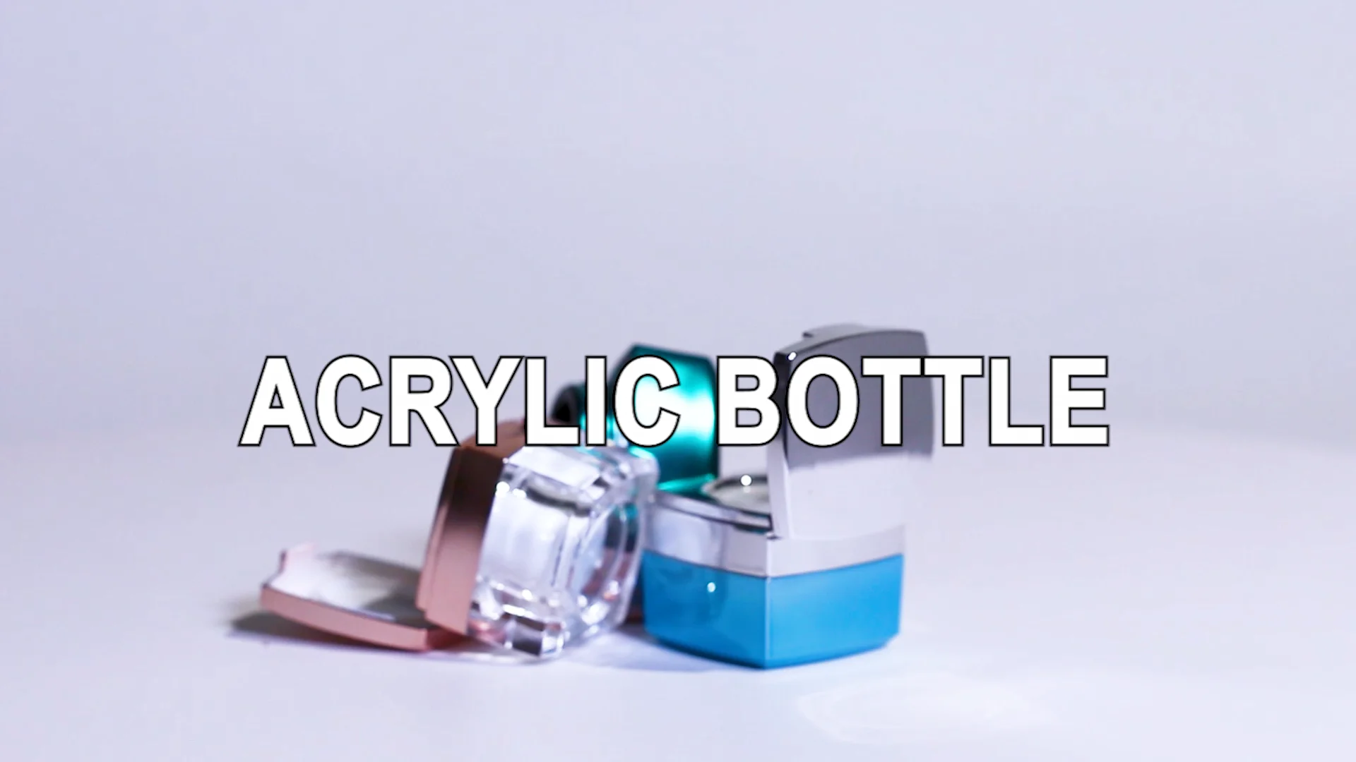 5g Acrylic Luxury Square Shaped Cream Container Flip Cap Skin Care ...