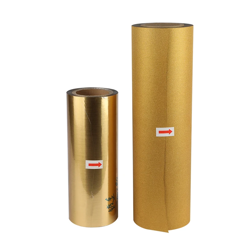 Wholesale Polyester Film Personalized Gold Color Pet Metalized Thermal ...