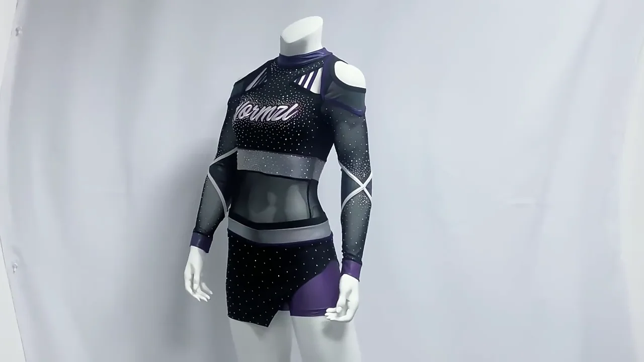 Custom Rhinestone Cheerleading Uniforms Cheer Practice Jacket Warm Up Tracksuits Dance Uniform ...
