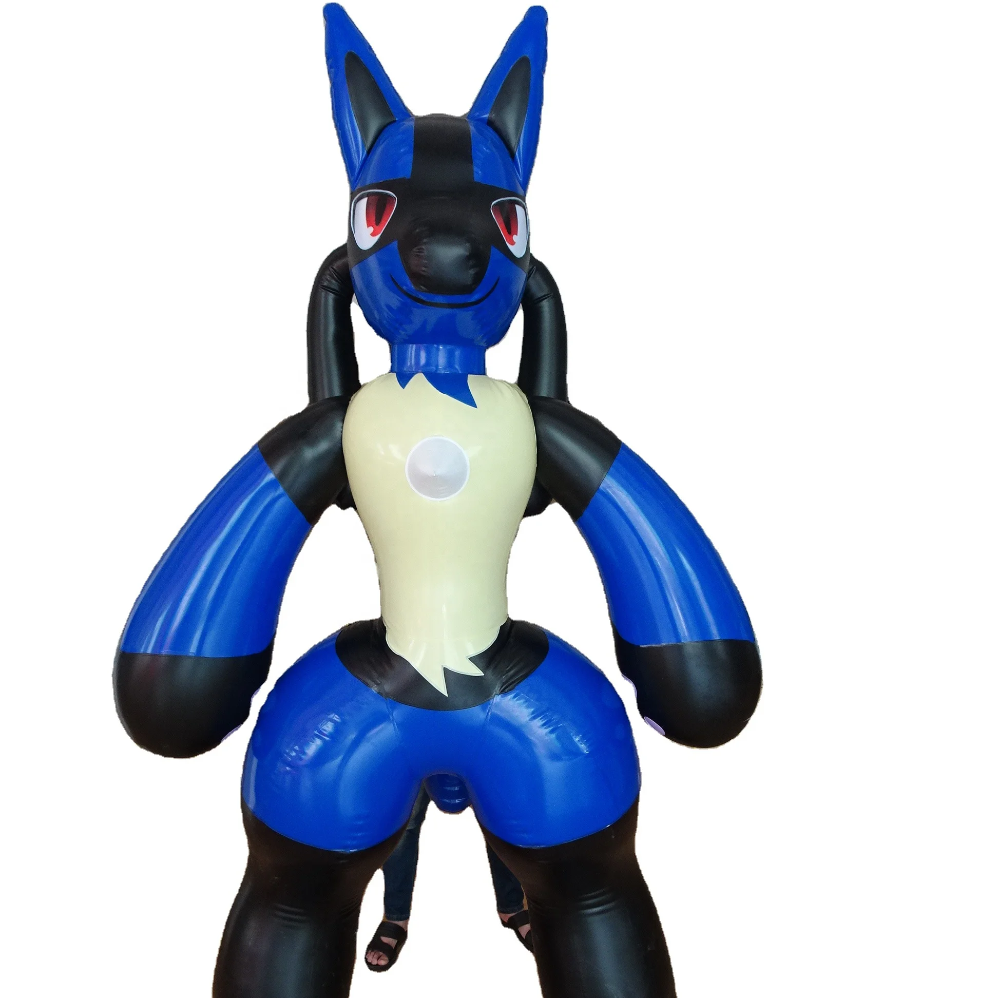 Factory Price Customized Pvc Inflatable Mega Lucario Anthro Canine ...