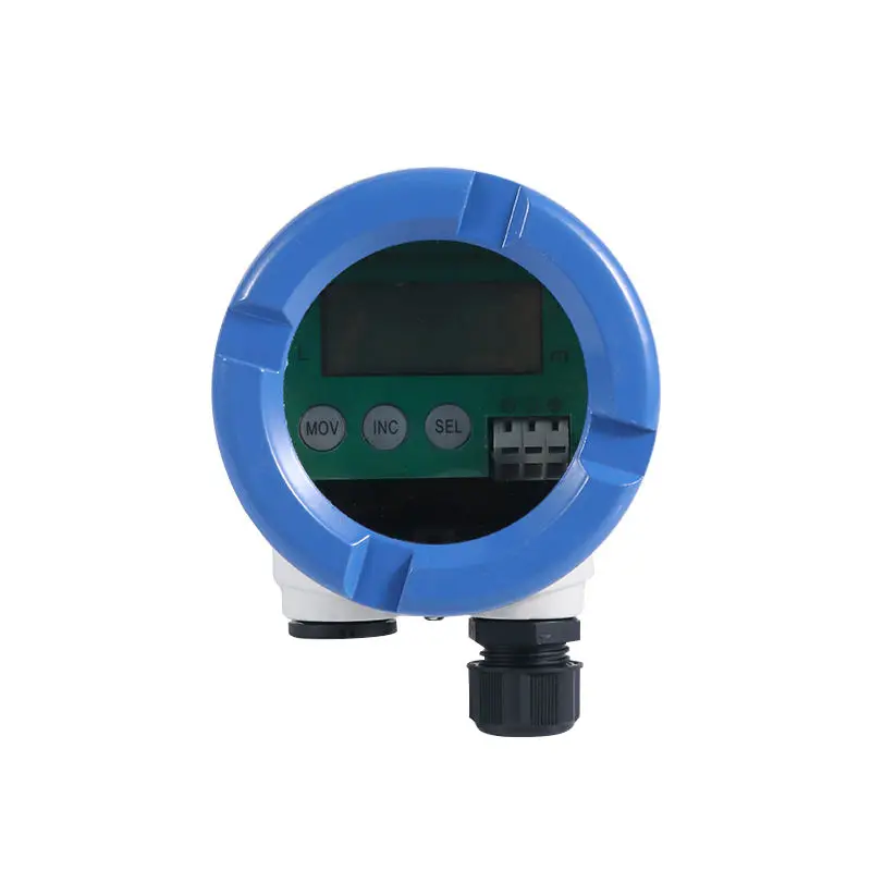 Digital Display Ultrasonic Level Sensor Probe Integrated Water Level ...