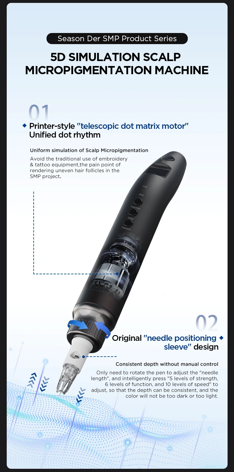 Design Logo New Micropigment Scalp Smp Hair Tattoo Technology Hair Seam ...