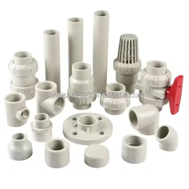 Haisha High Pressure PVC Pipes and Fittings Polished PPH CPVC with ...