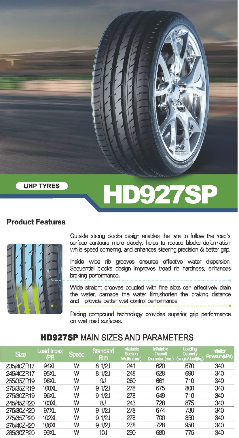 Haida All Season Car Tires - Durable and Versatile