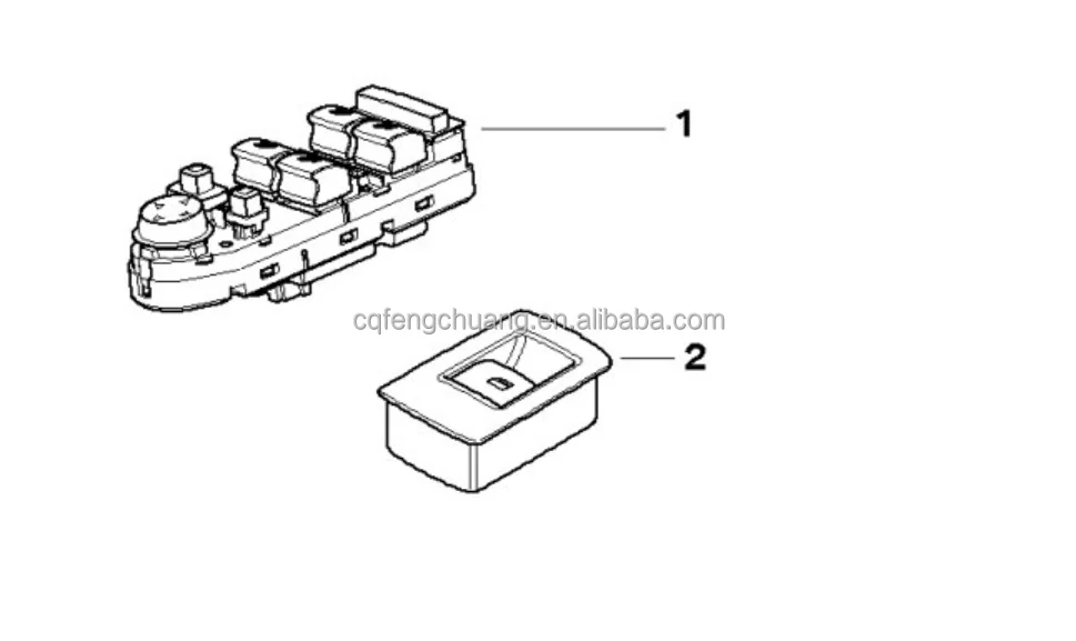 Wholesale New Parts Window Master Control Switch 61319217333 ...