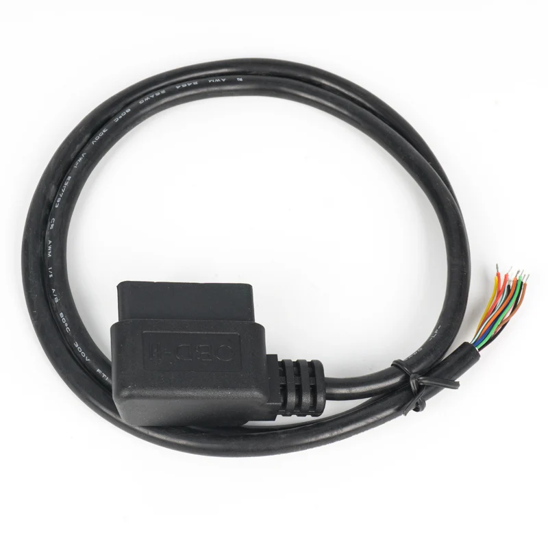 Obd2 16pin Male Plug Connector For Elm327 Extension Adapter Obd Cable ...