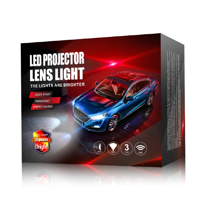 Projector Bi Led 5800k 12v 70w Car Lamp Bi Led Projector Lens Front ...