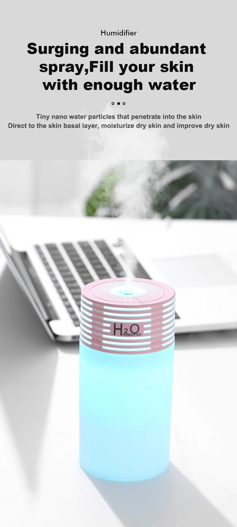 Automatic Nano Mist Car Ultrasonic Humidifier Usb Portable Cup Air ...
