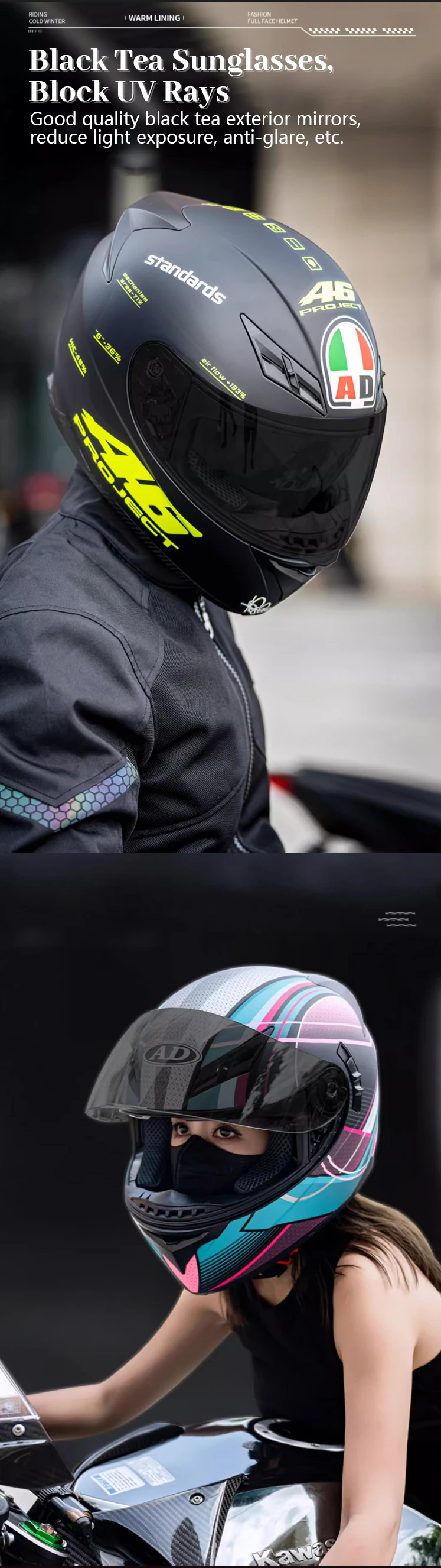 For Adults Full Face Dot Helmet Motorcycles Manufacturer Off Road Crash ...