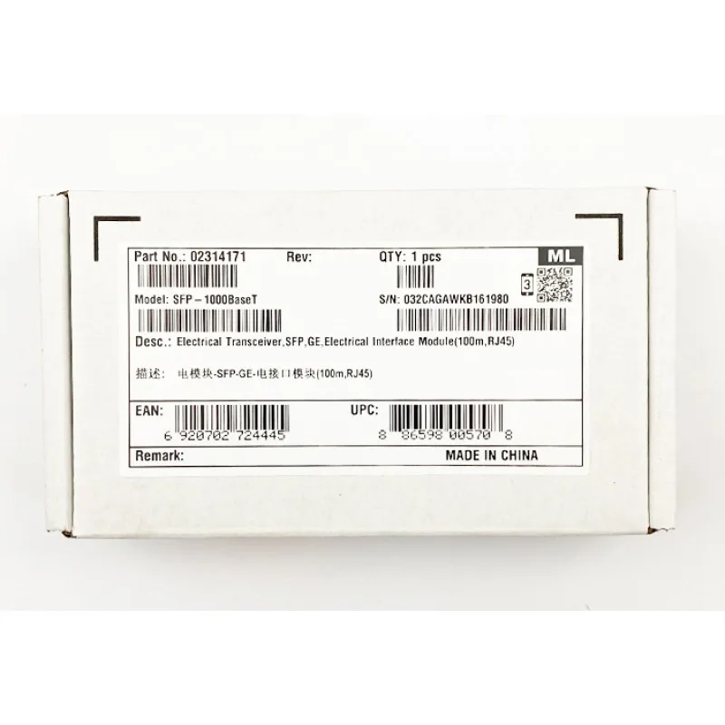 Huawei Ge Optical Modules Sfp-1000baset Electrical Transceiver Sfp Ge ...