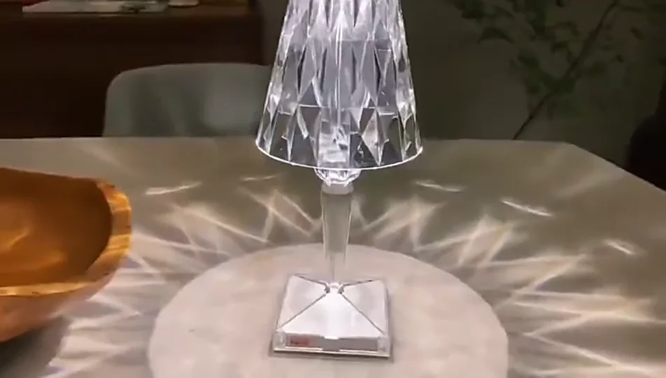 Good Looking Wedding Decoration Crystal Table Lamp Luxury Led Table ...