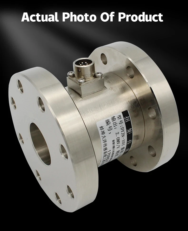 0-2000nm Flange Torque Sensor Static Rotary Screw Lock Dual Flange With ...