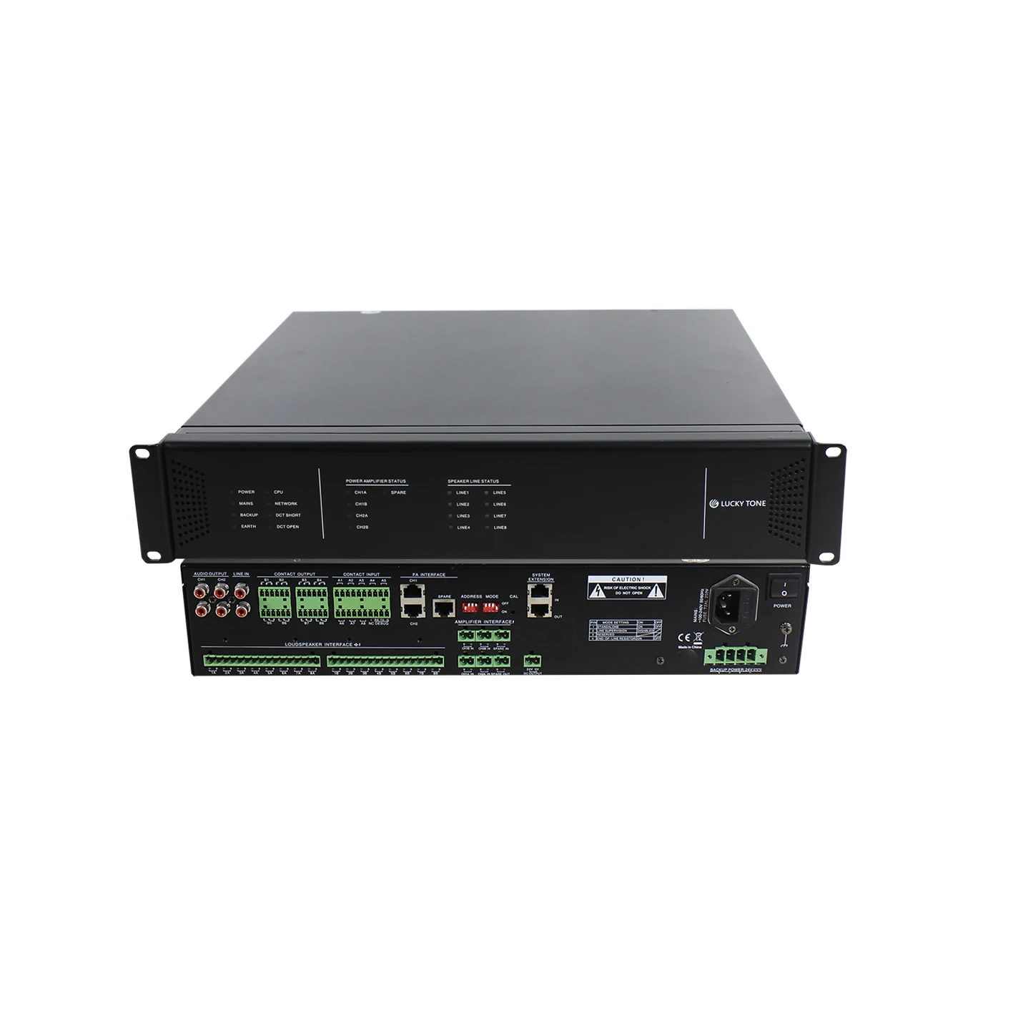 8 Zone Expander for Public Address and Voice Alarm Systems