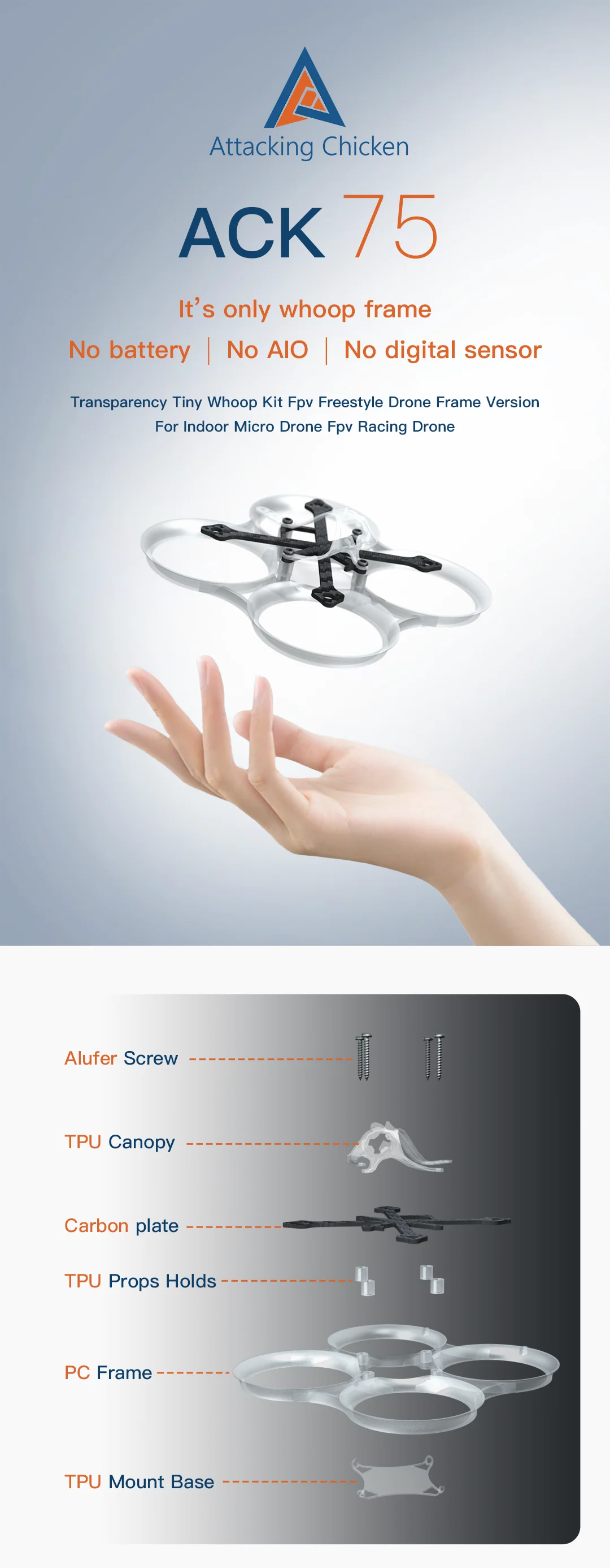 Remote Control Helicopter Altitude Hold Gesture Control Tiny Whoop Mini ...