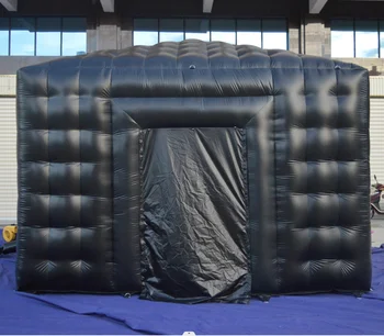 20ft Giant Custom Portable Black Inflatable Nightclub Cube Party Bar ...