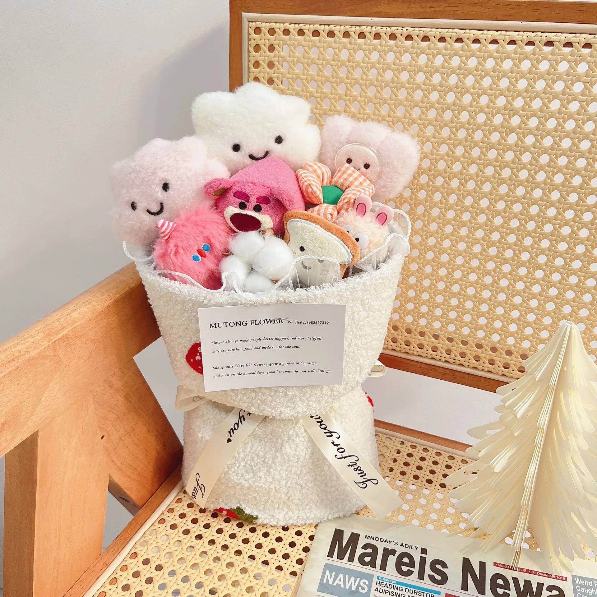 Loopy Sanrio Bouquets Kitty Melody Cinnamoroll Kuromi Plush Toys Stitch ...