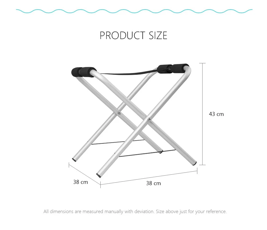 Seaflo Foldable Trestle Kayak Storage Racks Outdoors Display Rack Kayak ...