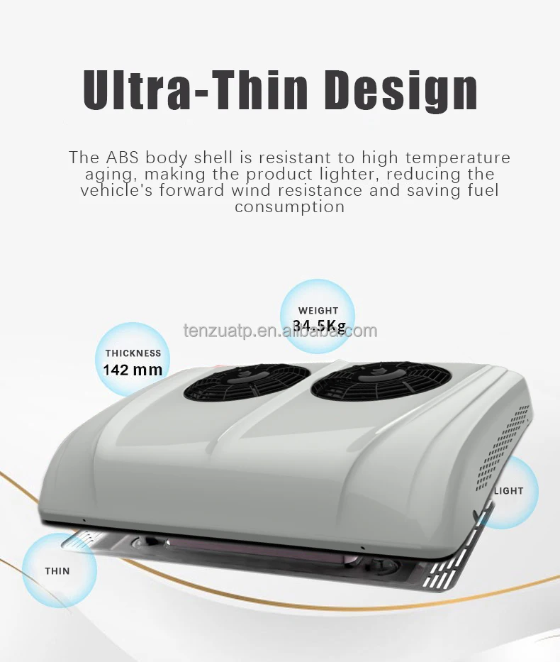 Tenzu 24V 12V DC Inverter Air Conditioning for Truck Roof