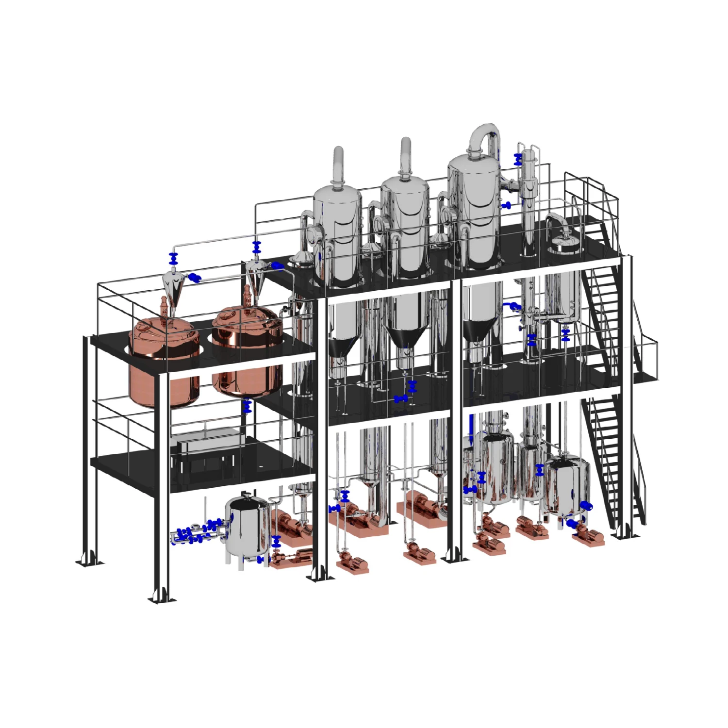 Electroplating Industrial Wastewater Multiple Effect Evaporator ...
