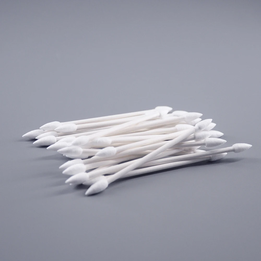 Double Tips Cleanroom Swab Clean Room Cleaning Cotton Swab Paper Stick ...