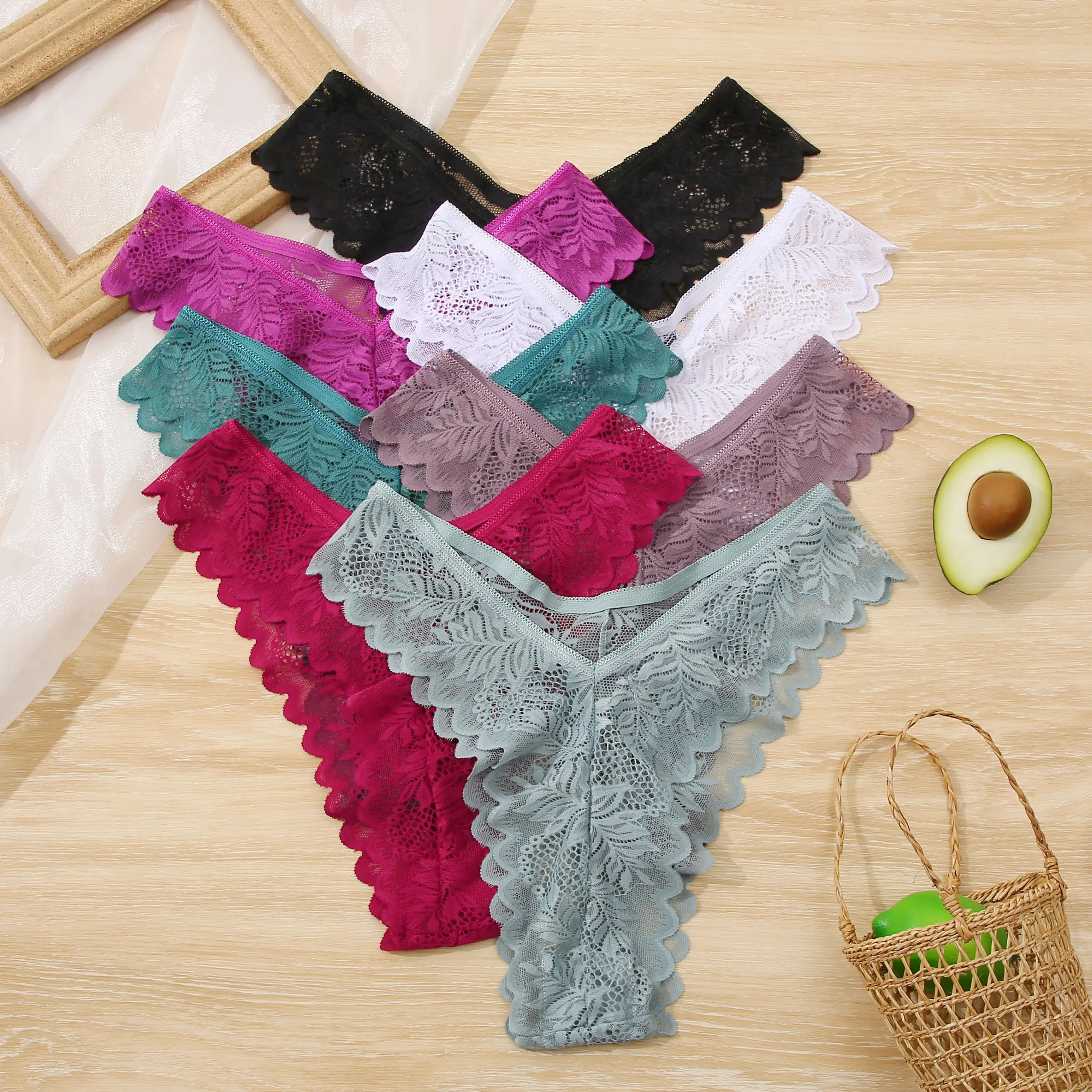 Finetoohot Sales Women Lace Pantie Women Seamless Thongs Sexy ...