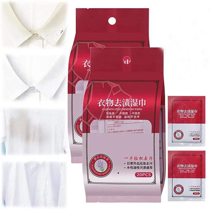Wholesale Custom Individual Packed Coffee & Wine Stain Remover Wet ...