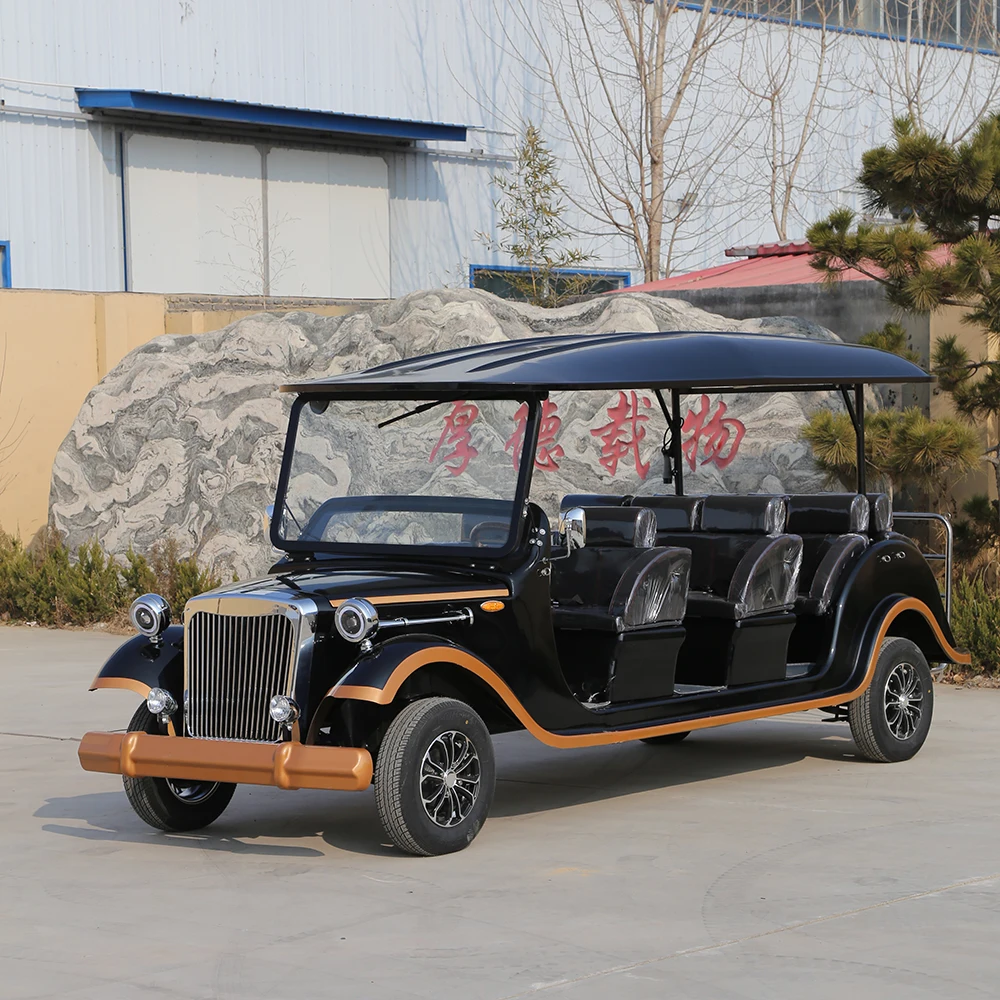 8 Seater Electric Sightseeing Bus Golf Carts Classic Old Vintage ...
