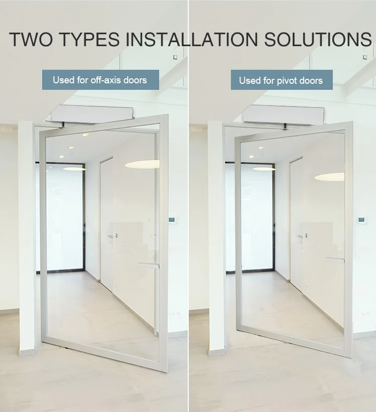 Doortec Automatic Pivot Door With Intelligent Controller And Beautiful ...