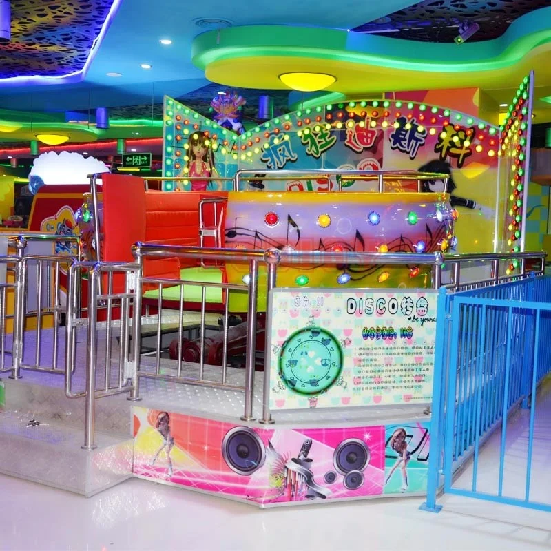 Fairground Attraction Kids Amusement Turntable Ride Mini Disco Tagada ...