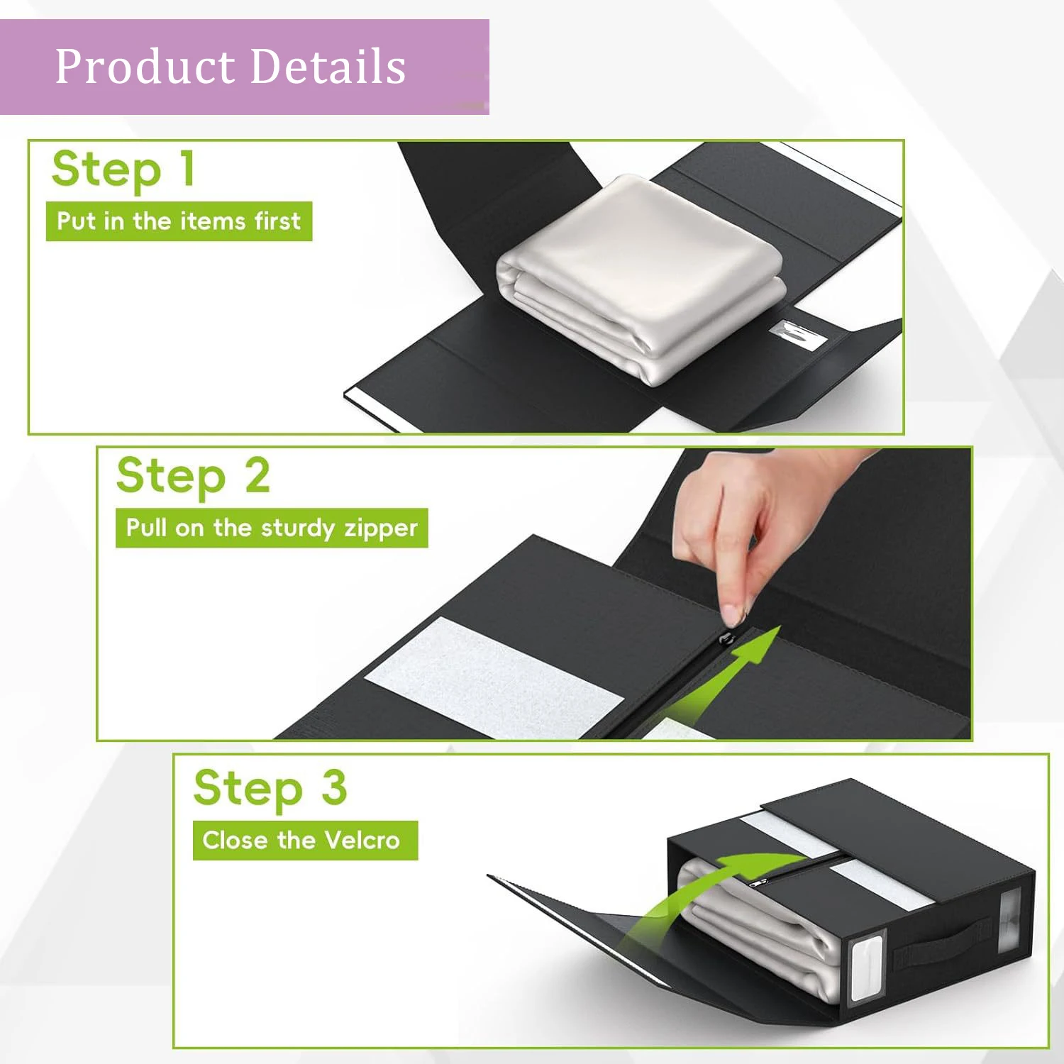 St-003 Closet Organizer For Bedding Clothes Blankets Bed Sheet Set ...