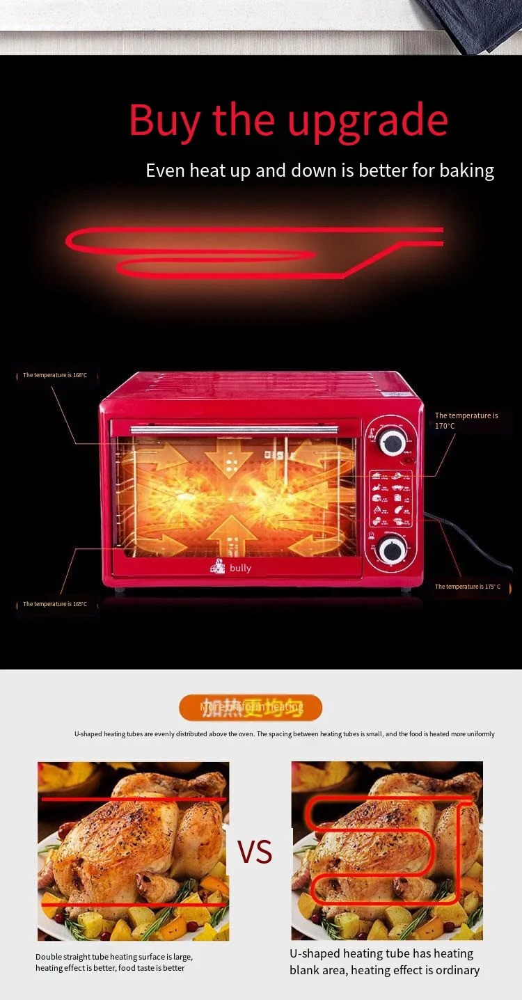 48L Electric Single Wall Oven - Custom Microwave Inverter