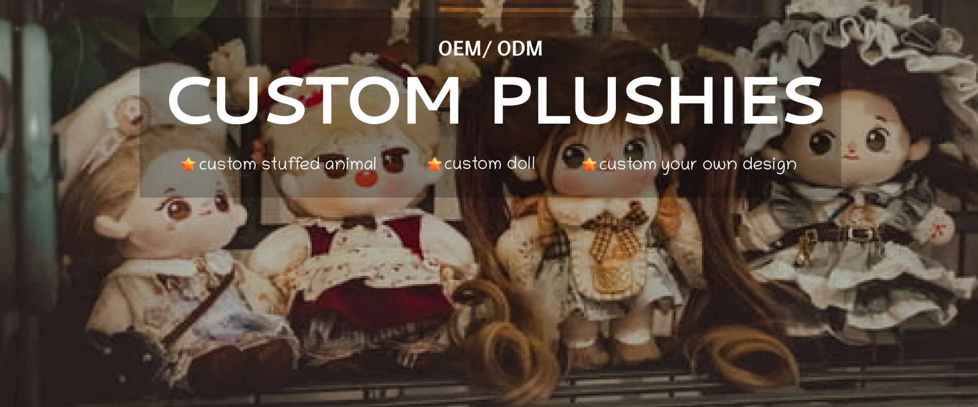 Customize 20cm Dolls - Personalized Plush Toys for All Ages