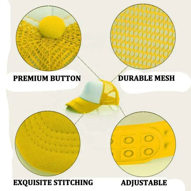 Wholesale Custom Sponge Net Cap with Double Breasted Buckle