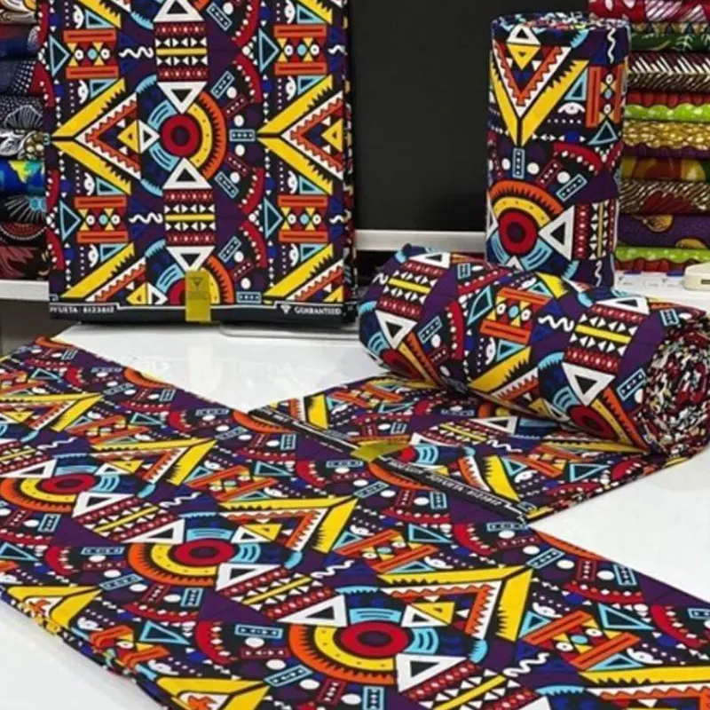 Shop Custom Made Real Waxed Print African Fabric for Clothing
