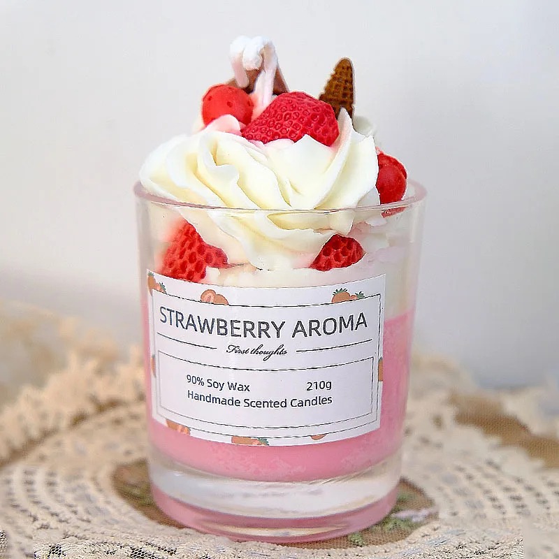 Candle Gift Set Premium Quality Candle Holder Wedding Gift Strawberry ...