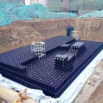 Rainwater Catchment System Hospital Roadway Infiltration Retention Tank ...
