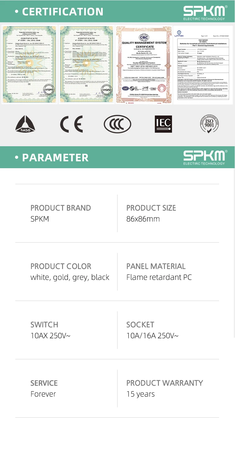 86 Type Metal Golden Color Socket Universal Type Double 2 Gang Wall ...