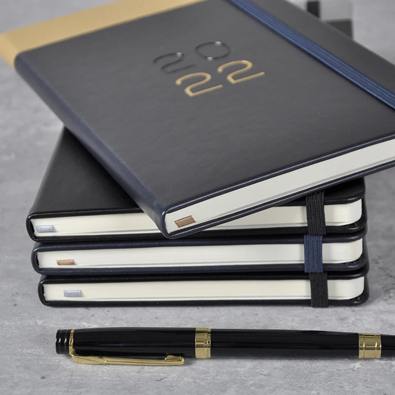 New Journal Diary 2023 Daily Planner Notebook Custom Logo Pu Leather ...